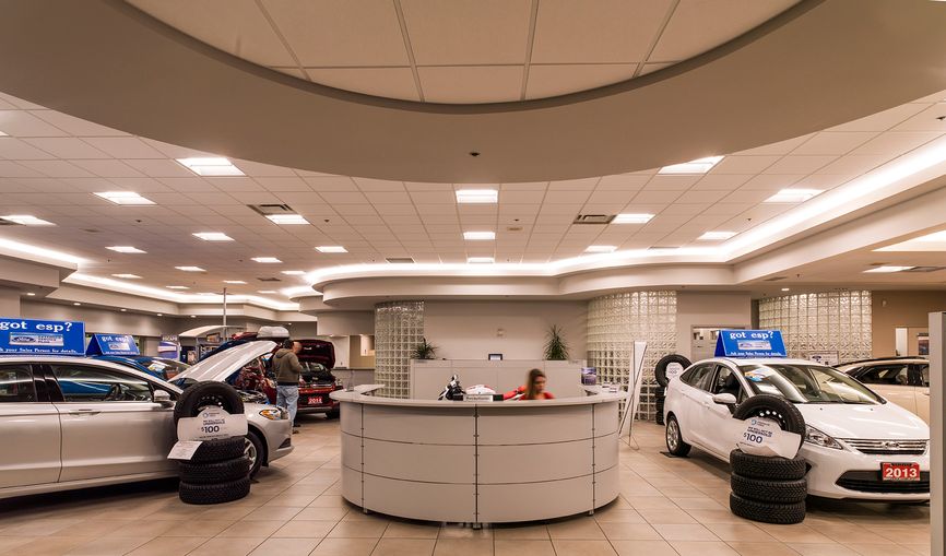 Lincoln dealership upgrades to efficient LEDs | Cree Lighting
