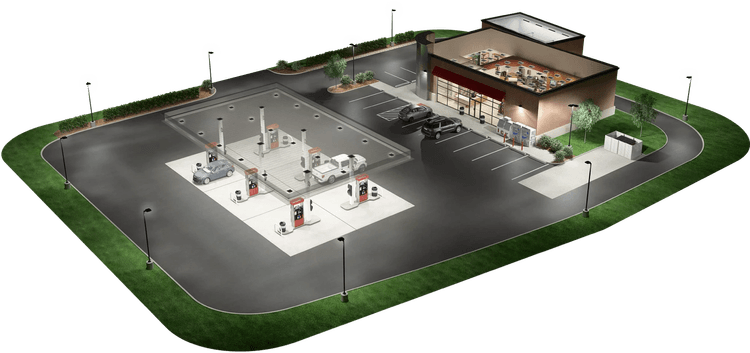 Convenience Store & Gas Station Lighting | Cree Lighting